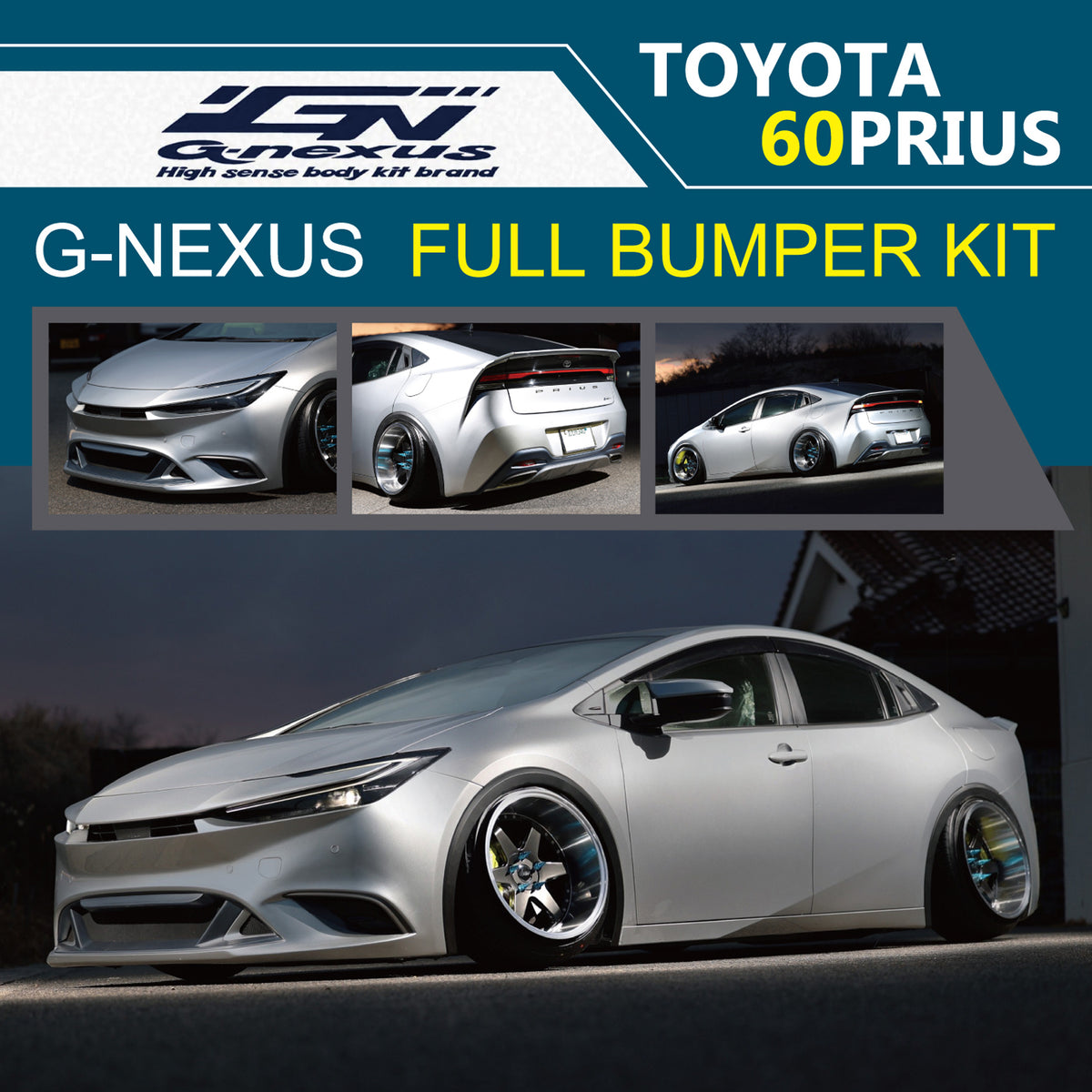 G-NEXUS Full Bumper Kit Toyota 60 Prius — 326Power USA