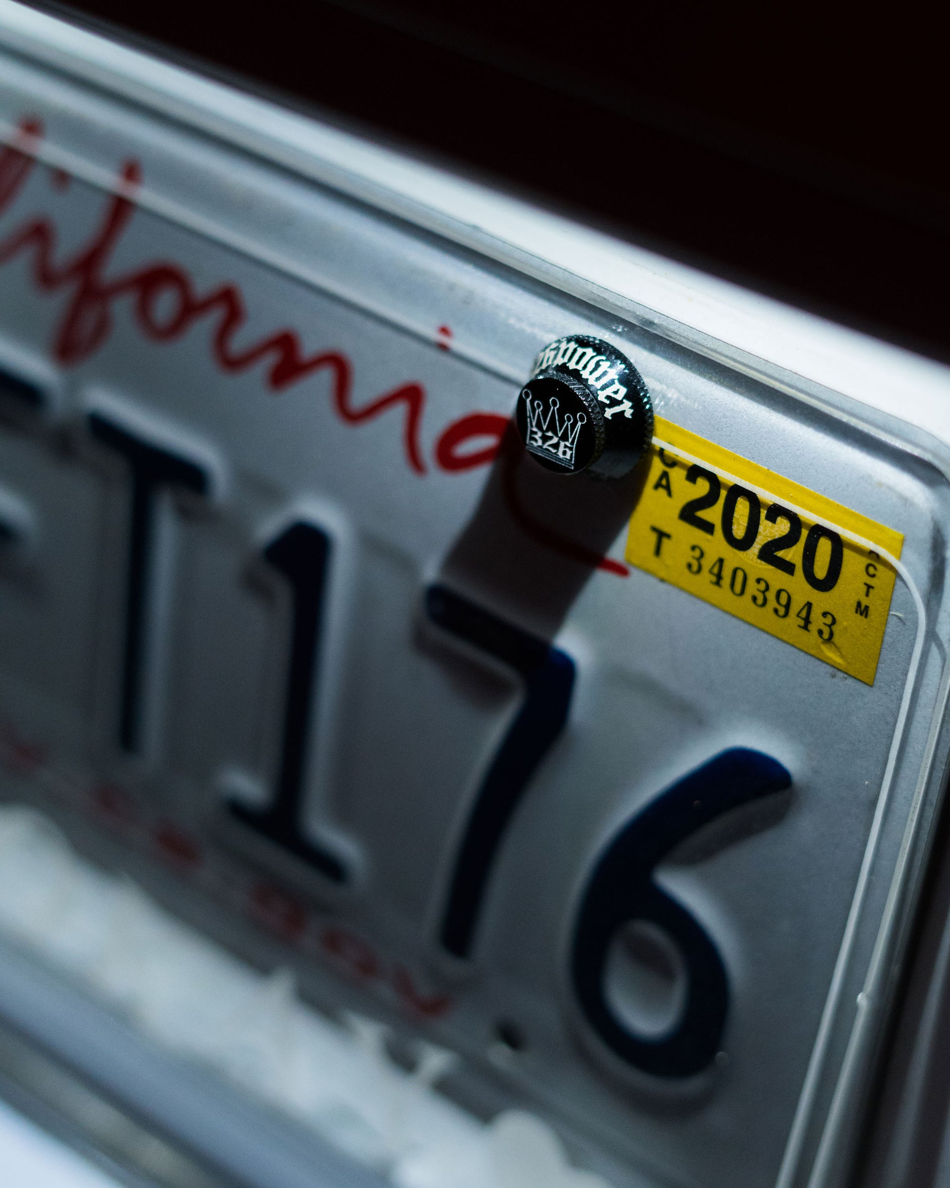 326POWER Watcher Dress number Plate Frame Bolts & Washers — 326Power USA