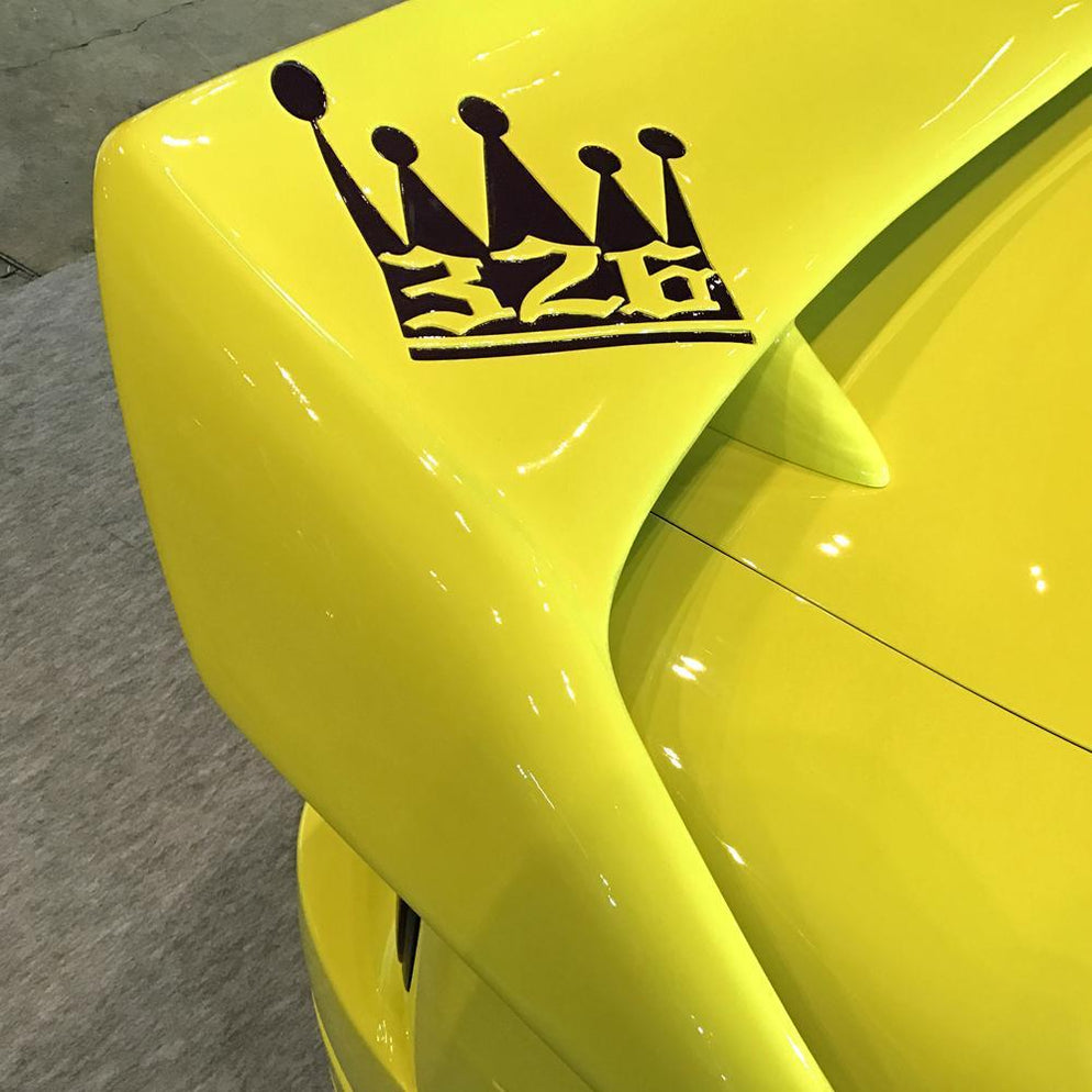 326POWER Manriki Rear Wing With Logo (Universal) — 326Power USA