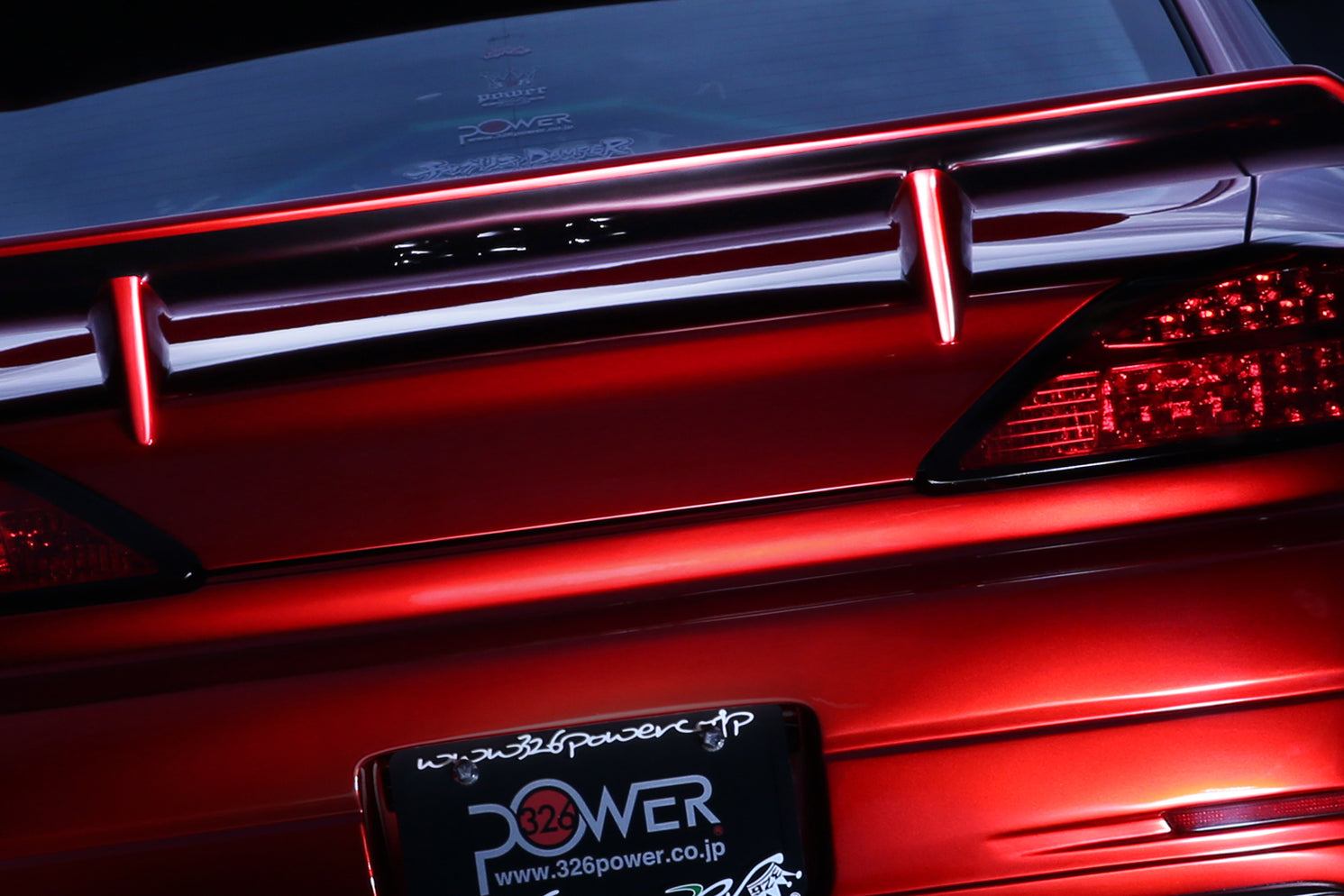 326POWER Manriki Wing with Logo (Nissan S15) — 326Power USA